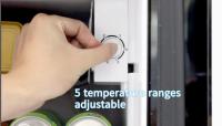 China Wine Mini Glass Door Chest Freezer Family Hotel for sale