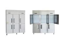 China 3 Door Display Cabinet Refrigerator Freezer Upright Glass Door Freezer for sale