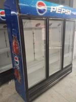China Family Supermarket Commercial Two Glass Door Freezer Fridge Affordable for sale