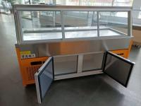 China Seafood Marinated Meat Vegetables Cold Dish Cabinet Commercial Horizontal for sale