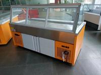China Seafood Marinated Meat Vegetables Cold Dish Cabinet Commercial Horizontal for sale
