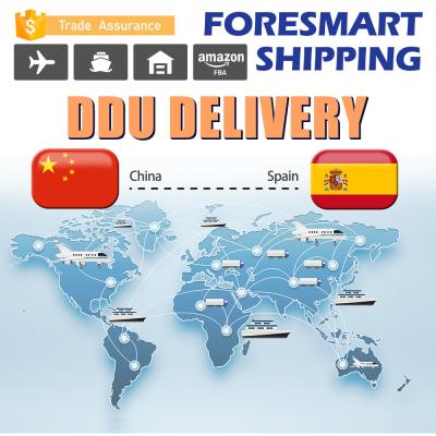 China Shenzhen China To Spain Freight DDU Shipping Service for sale