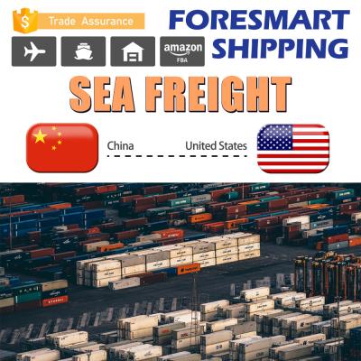 China 20FT 40FT 40HQ LCL Sea Freight Shipping To USA From China for sale