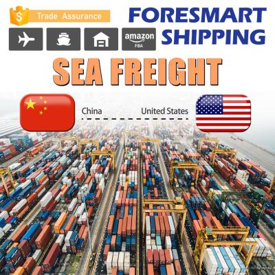 China Full Container Loading FCL Sea Freight From China To USA for sale