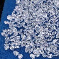 China Round Cut Lab Grown Loose Melee Diamonds HPHT 1.6x1.8-6.8x7.2mm 0.01 To 0.68ct White Pear Shape for sale