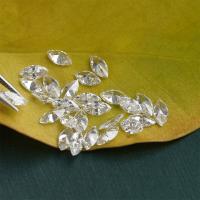 China 1.5x3.3-4.8x9.5mm 0.01 To 0.68ct Natural Melee Diamonds White Marquise Shape DEF Color VVS Clarity for sale