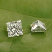China Princess Cut White Melee Diamonds HPHT 1.8 To 4.1mm 0.01 To 0.47ct for sale
