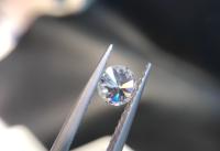 China Synthetic 1.11CT H VVS2 3EX CVD Lab Grown Diamond Round Cut IGI Certificated for sale