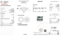 China Synthetic 1.04 Carat E Color VS1 Clarity ID EX CVD HPHT Diamond for sale