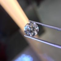 China Round Cut 1.53 Carat E VS2 ID EX CVD HPHT Lab Grown Diamonds for sale