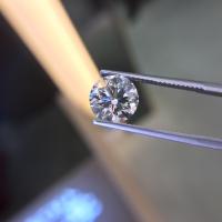China Round Cut 1.53 Carat E VS2 ID EX CVD HPHT Lab Grown Diamonds for sale