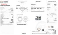 China Round Cut 1.53 Carat E VS2 ID EX CVD HPHT Lab Grown Diamonds for sale