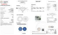 China 1.7CT G VVS1 ID EX CVD Lab Created Diamond Round Cut IGI Certificated LG600314934 for sale