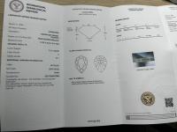 China 3.21CT E VS1 EX VG CVD Lab Grown Diamond Pear Brillant Cut IGI Certificated for sale