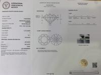 China 3.18CT F VS1 3EX CVD Synthetic Diamond Pear Cut IGI Certificate LG626434630 for sale