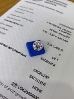 China 3.18CT F VS1 3EX CVD Synthetic Diamond Pear Cut IGI Certificate LG626434630 for sale