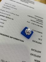 China 3.16CT H VS2 3EX Round Cut CVD Lab Diamond LG626434629 for sale