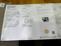 China 3.37ct Manmade Diamond Oval Brillant Cut CVD G VS1 2EX N IGI LG6169427133 for sale