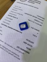 China 3.52CT Emerald Cut Diamond Lab Grown VVS2 Clarity E Color for sale