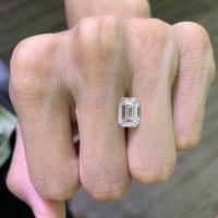 China 3.52CT Emerald Cut Diamond Lab Grown VVS2 Clarity E Color for sale