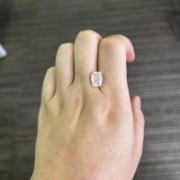 China 3.15CT VS1 H Elongated Cushion Cut Lab Created Diamonds for sale