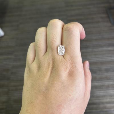 China 3.15CT VS1 H Elongated Cushion Cut Lab Created Diamonds for sale