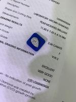 China 2.36CT F VVS2 EX VG Pear Cut CVD Loose Lab Grown Diamonds for sale