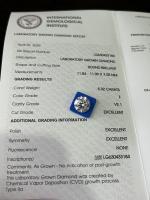 China 5.32CT F VS1 3EX Round CVD Diamond IGI Certificated LG6304333184 for sale