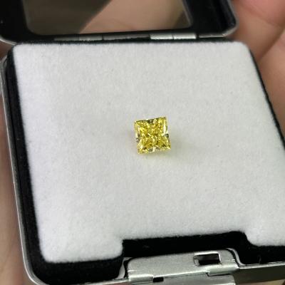 China 1.5ct Loose Lab Created  Intense Yellow Diamonds VS1 Clarity for sale