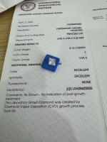 China 2.16CT F VVS2 EX VG Princess Cut Laboratory Grown Diamonds OEM ODM for sale