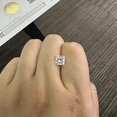 China 2.16CT F VVS2 EX VG Princess Cut Laboratory Grown Diamonds OEM ODM for sale