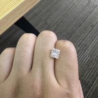 China 2.06CT F VS2 EX VG CVD Lab Produced Diamonds Princess Brillant Cut for sale