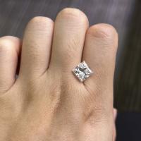 China 3.32CT F VS1 EX VG CVD Princess Lab Diamond IGI Certificated LG628422058 for sale