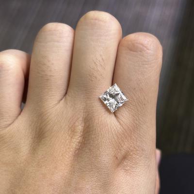 China 3.32CT F VS1 EX VG CVD Princess Lab Diamond IGI Certificated LG628422058 for sale