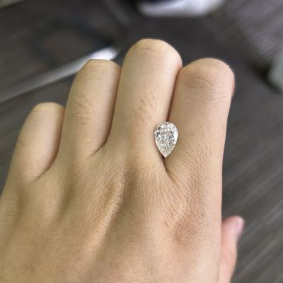 China 2.11CT E VS1 2EX CVD Pear Cut Lab Diamond IGI Certificated LG629416941 for sale