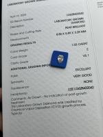 China 1.03 Carat E VS1 EX VG CVD Pear Shaped Lab Diamond Synthetic for sale