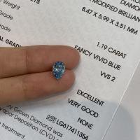 China 1.19 Carat VVS2 2EX N IGI Pear Shaped Lab Grown Diamond for sale