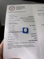 China 4.07 Carat VS2 E CVD Lab Created Diamonds Oval Cut OEM ODM for sale