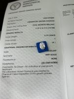 China 3.19ct VS1 F Oval Cut Lab Grown Diamond IGI Certificated for sale