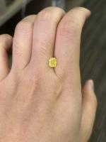 China 1.19ct Lab Grown Canary Yellow Diamonds VS1 EX VG N IGI LG628404923 for sale
