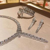 China 18k Solid Gold Snake Bangle Natural Diamond Replica Jewelry SERPENTI Bracelet for sale