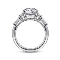 China Personal Customization GIA IGI Certified 1 Carat HPHT Lab Diamond Ring Jewelry AU750 18K Lab Grown Diamond Engagement Ri for sale