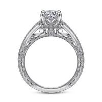 China wholesale silver moissanite ring gold plated 1ct 2ct 3ct diamond halo ring factory price for sale