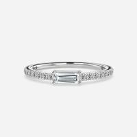 China 18K 14K 10K Solid Gold Customized Classics Jewelry VVS Clarity HPHT Cut Lab Grown Diamond Ring for sale
