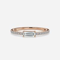 China 18K 14K 10K Solid Gold Customized Classics Jewelry VVS Clarity HPHT Cut Lab Grown Diamond Ring for sale