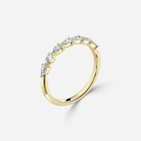 China Lab Diamond Wedding Band VVS Clarity HPHT Pear Cut Lab Grown Diamond Ring for sale