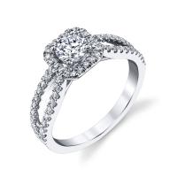 China Customized Classics Jewelry Lab Diamond Wedding Rings VVS Clarity Criss Cross for sale
