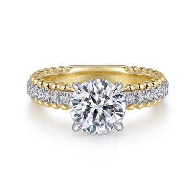 China IGI Halo Style Lab Grown Engagement Rings D E F G H Color for sale