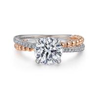 China Laser Engraving Logo Lab Created Diamond Engagement Rings 1.5ctw for sale