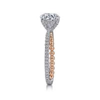 China Laser Engraving Logo Lab Created Diamond Engagement Rings 1.5ctw for sale